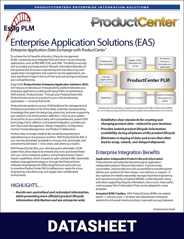Datasheets - Essig PLM