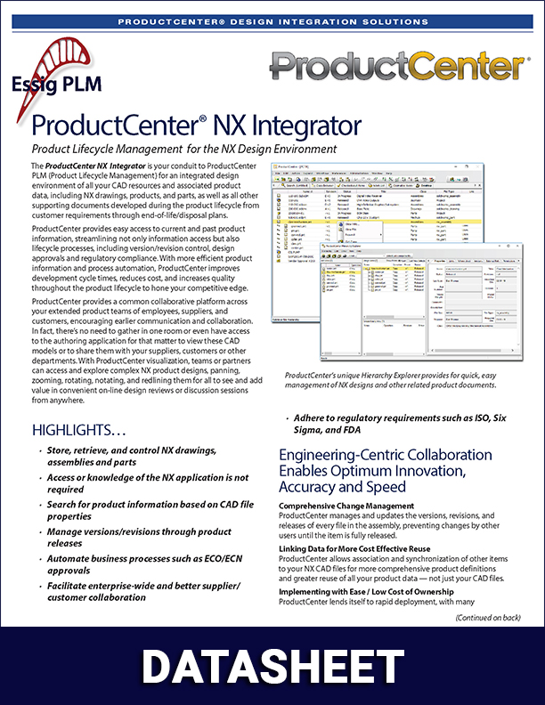 Datasheets - Essig PLM